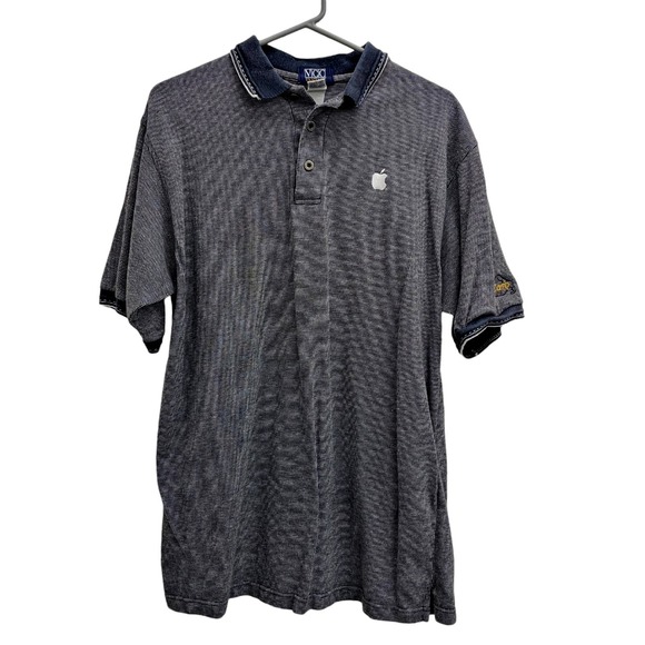 Apple | Shirts | Vintage Apple Computer Employee Polo Shirt Icamp ...